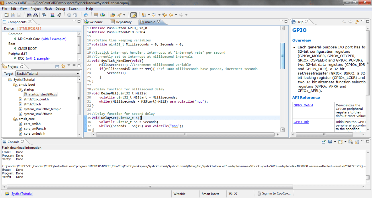 STM32F0 Tutorial 2 – SysTick – Harris' Electronics