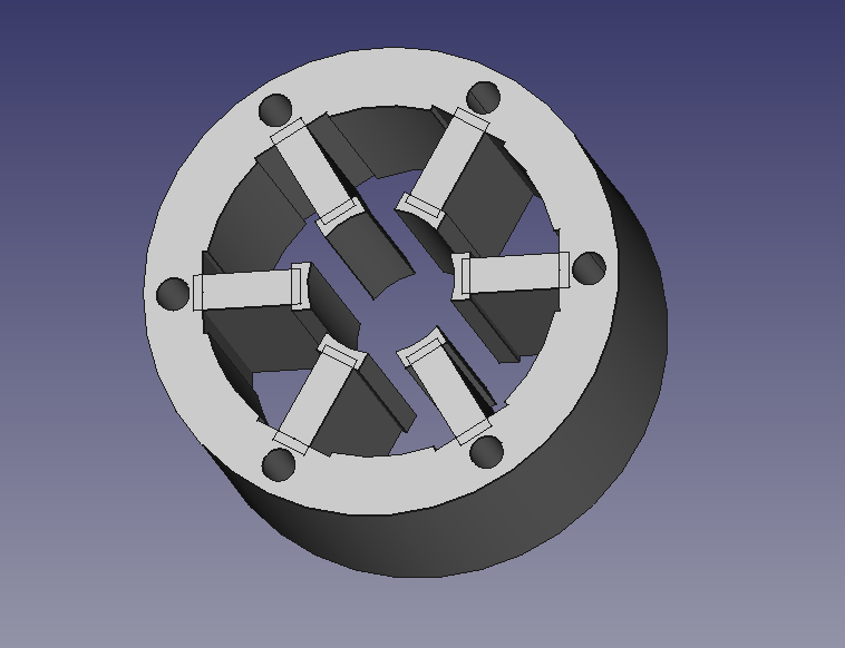 3D printed SR motor part 1: Stator and Rotor modelling and molding ...